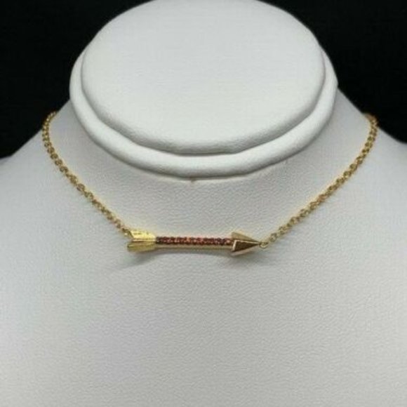 RS Covenant | Jewelry | Rs Covenant 8784 Gold Arrow Red Cubic Zirconia ...